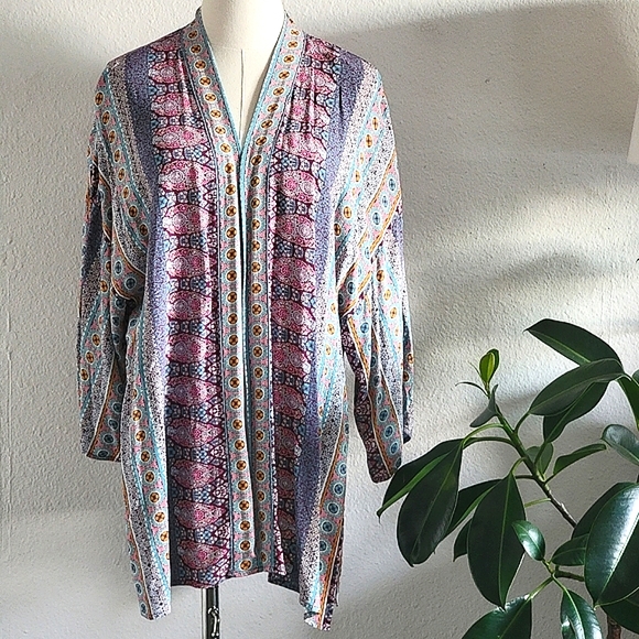 Knox Rose | Sweaters | Knox Rose Floral Boho Duster | Poshmark